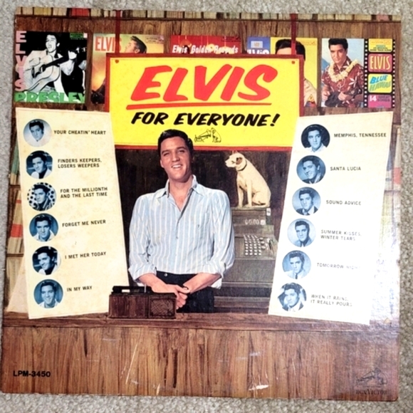 RCA Victor | Media | Elvis Presley Elvis For Everyone Lpm345 965 | Poshmark